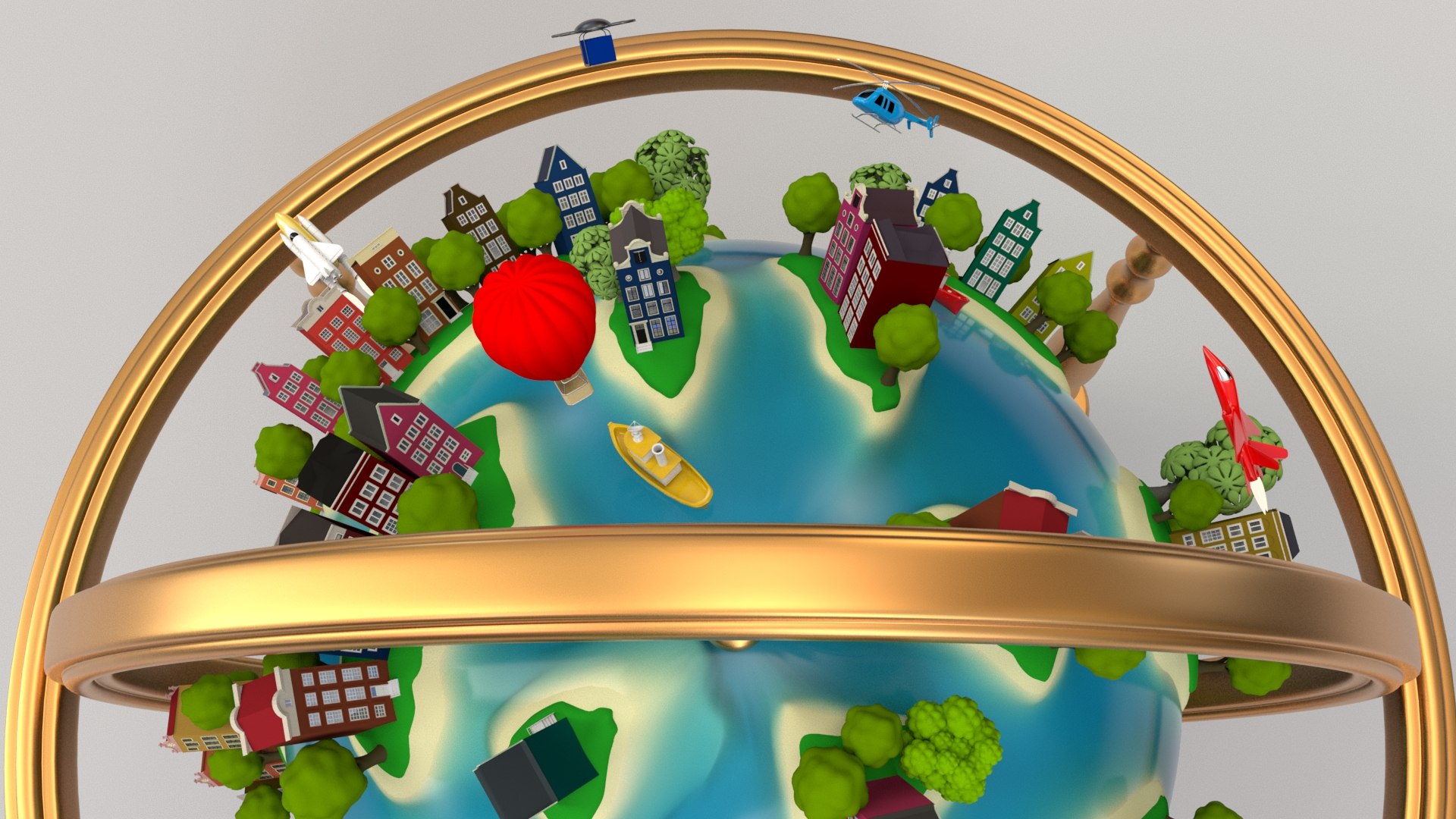 3D Model Globe X1 - TurboSquid 1885663