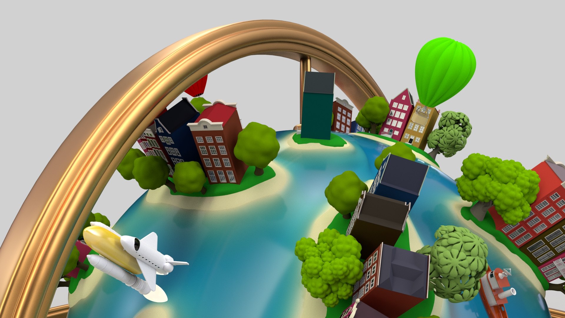 3D Model Globe X1 - TurboSquid 1885663