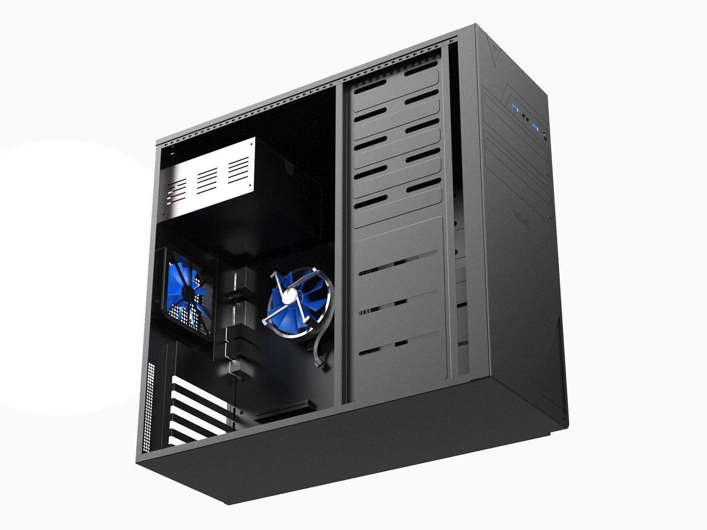 3D Model Computer Case 02 - TurboSquid 2059568