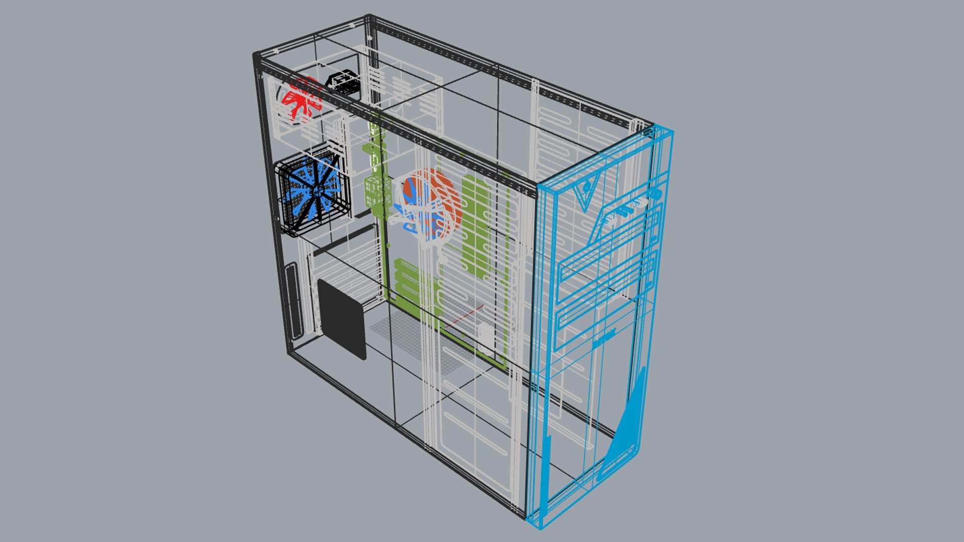 3D Model Computer Case 02 - TurboSquid 2059568