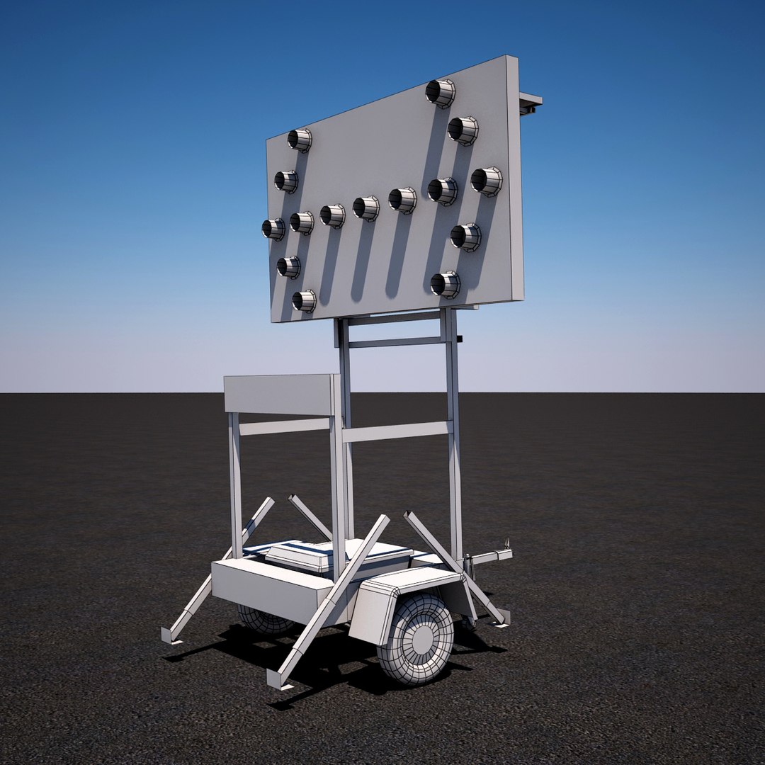 construction sign pack 3d max