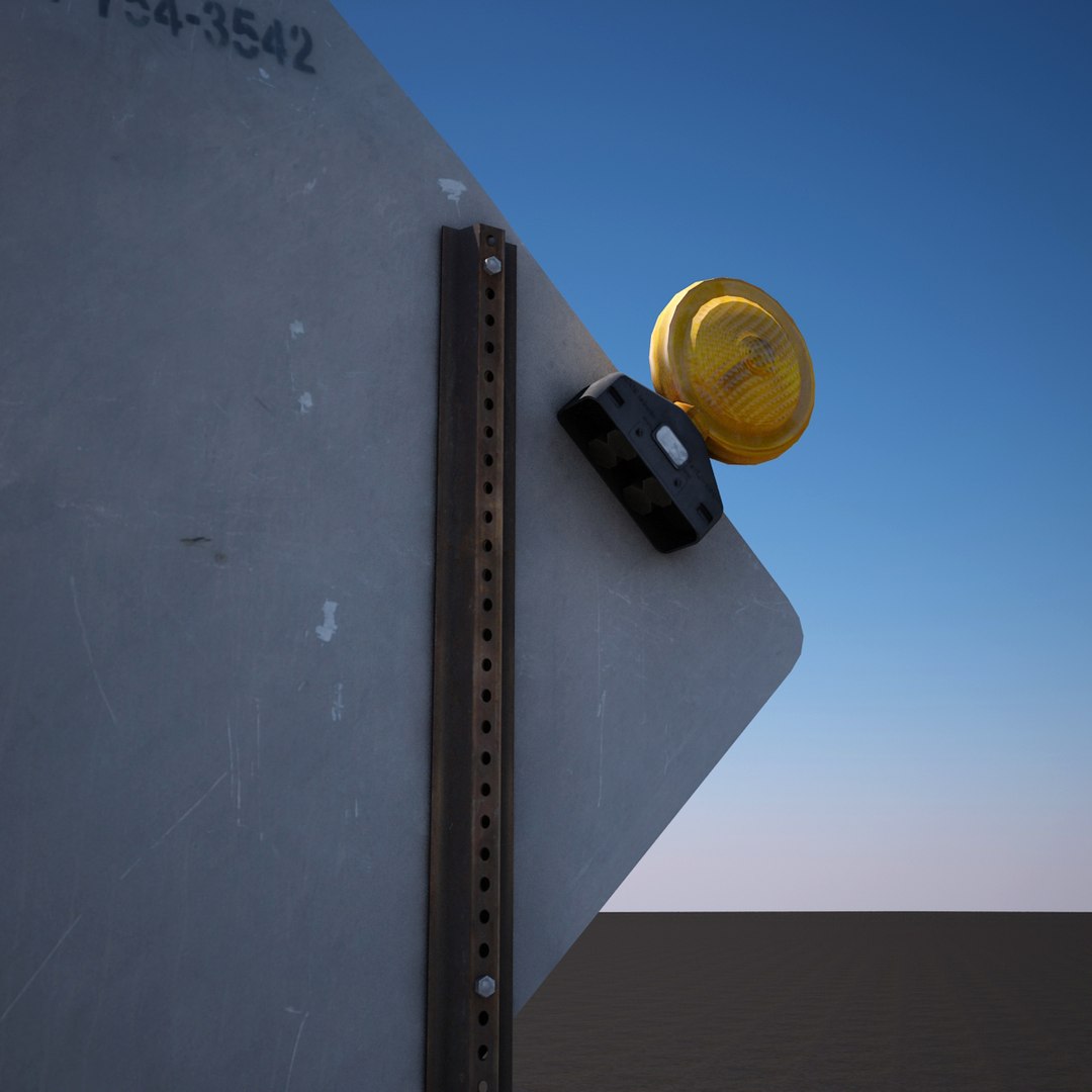 construction sign pack 3d max