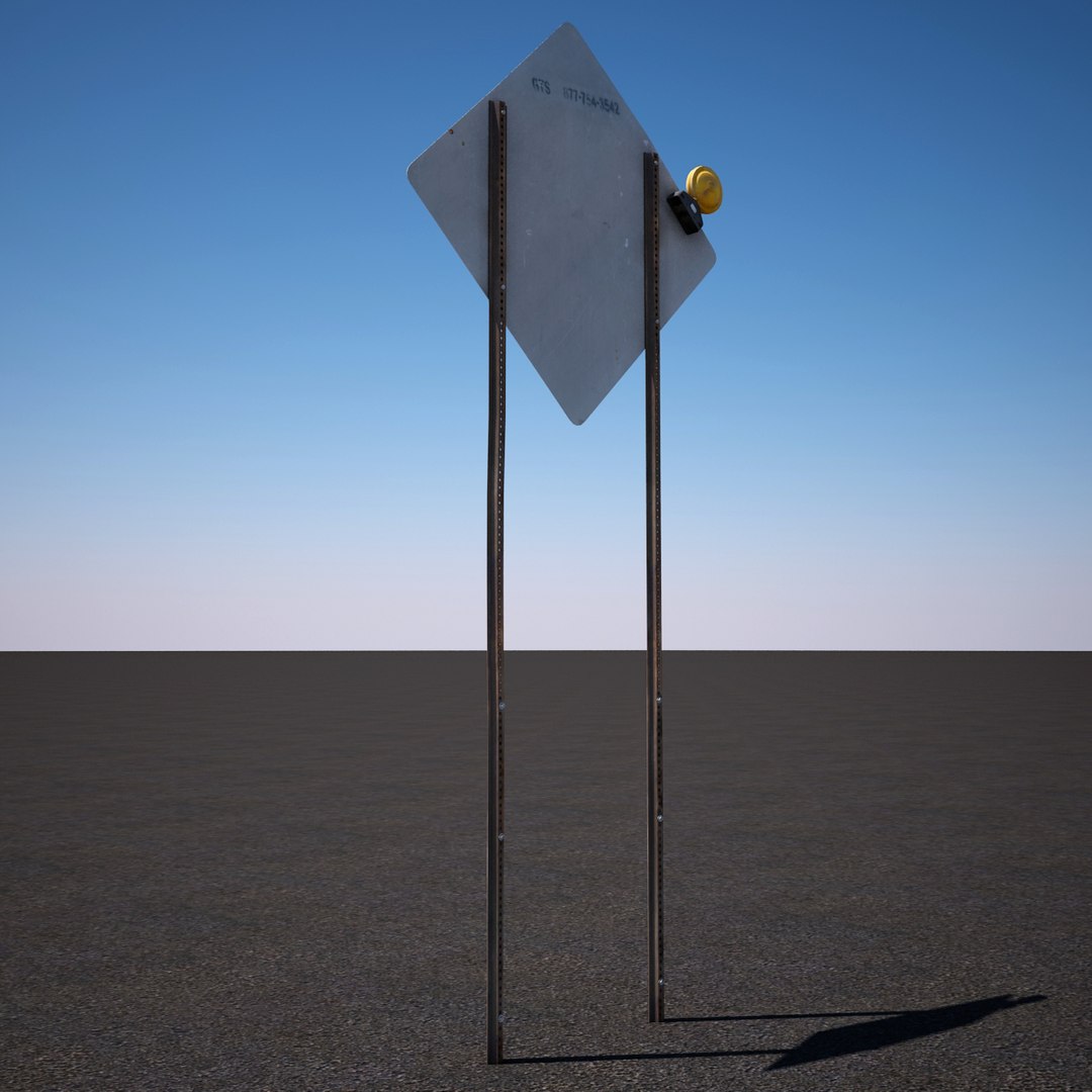 construction sign pack 3d max