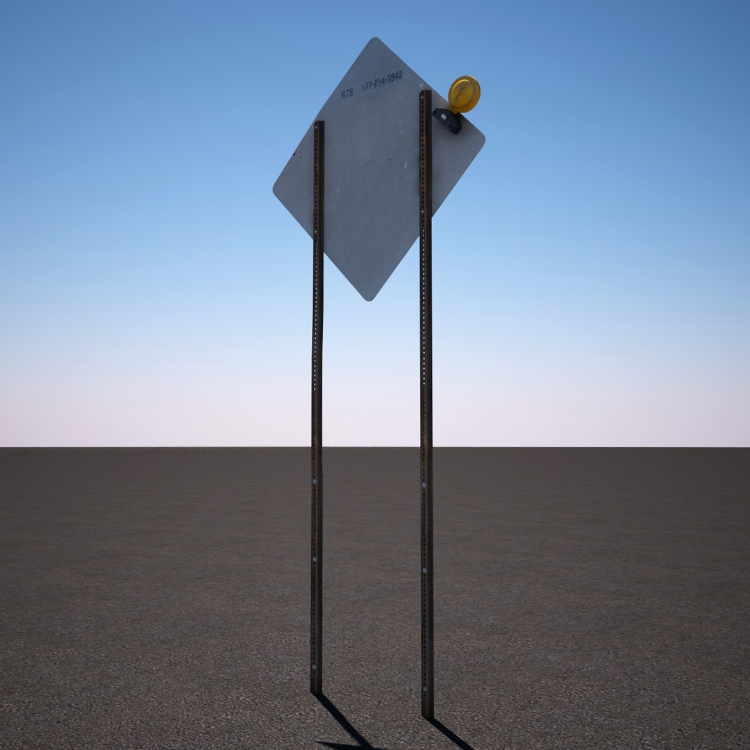 construction sign pack 3d max