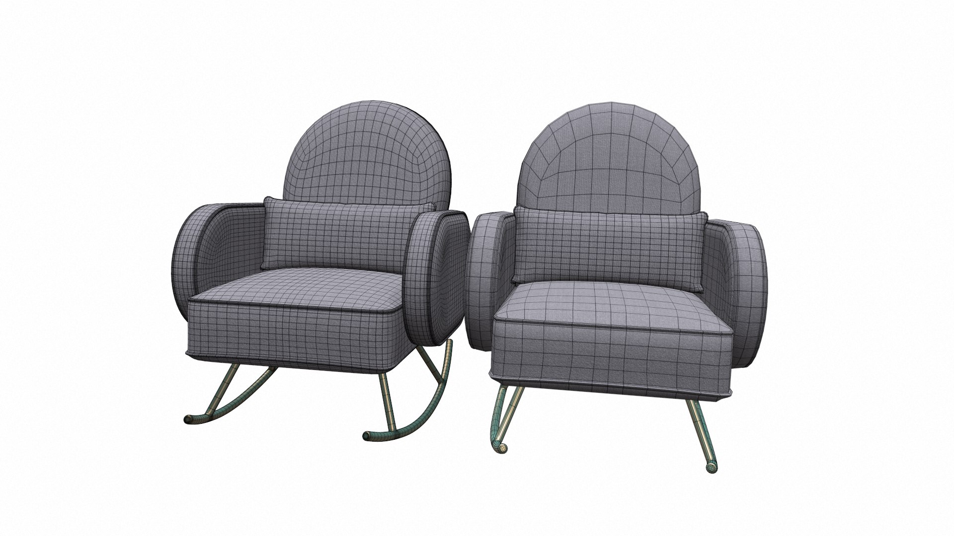 Rockign chair 15 3D - TurboSquid 2111467