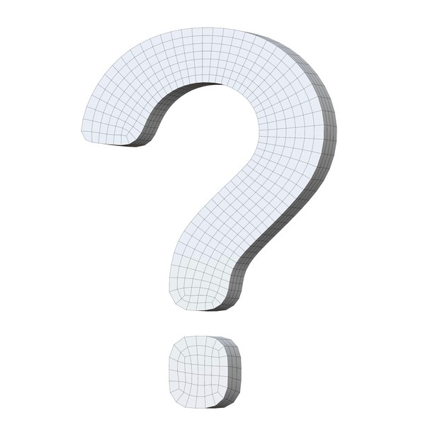 3D Question Mark model - TurboSquid 1811784