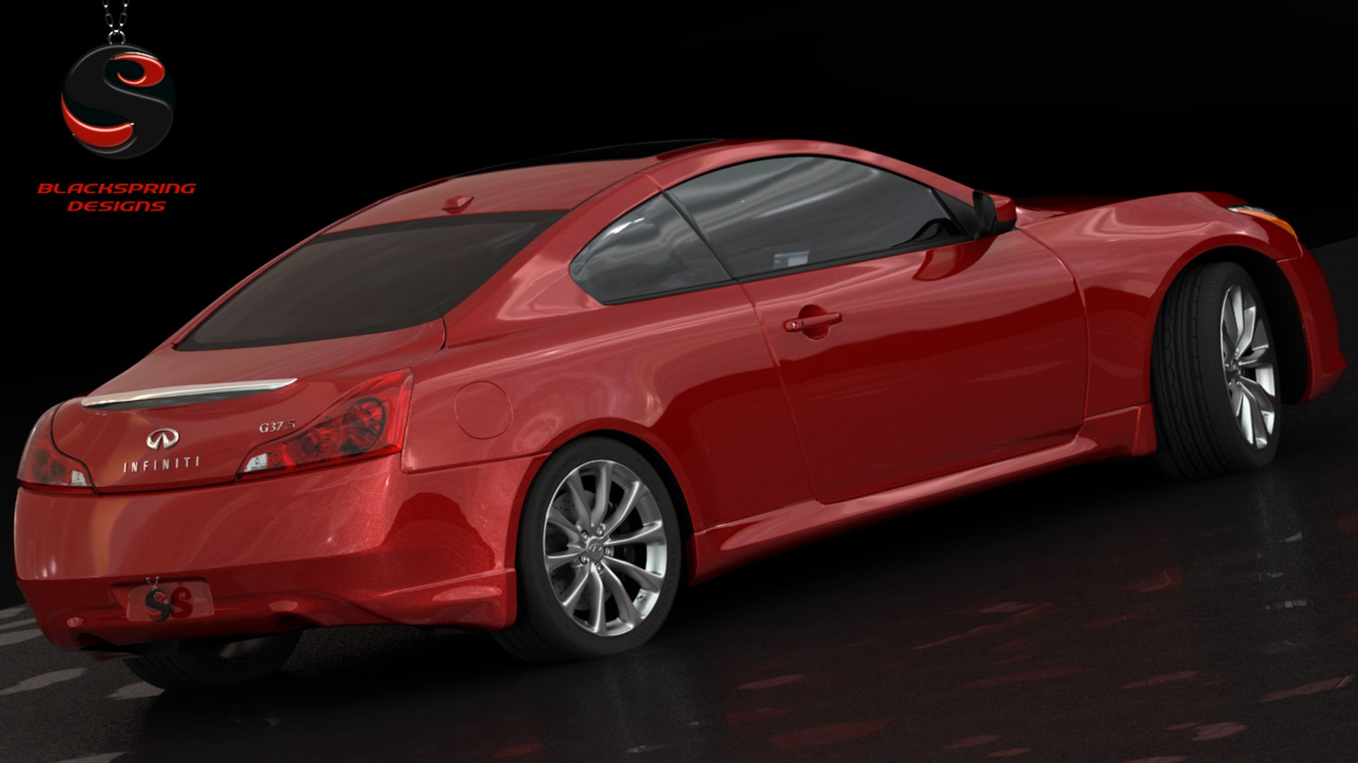 3d Model Infiniti G37 Coupe Sport
