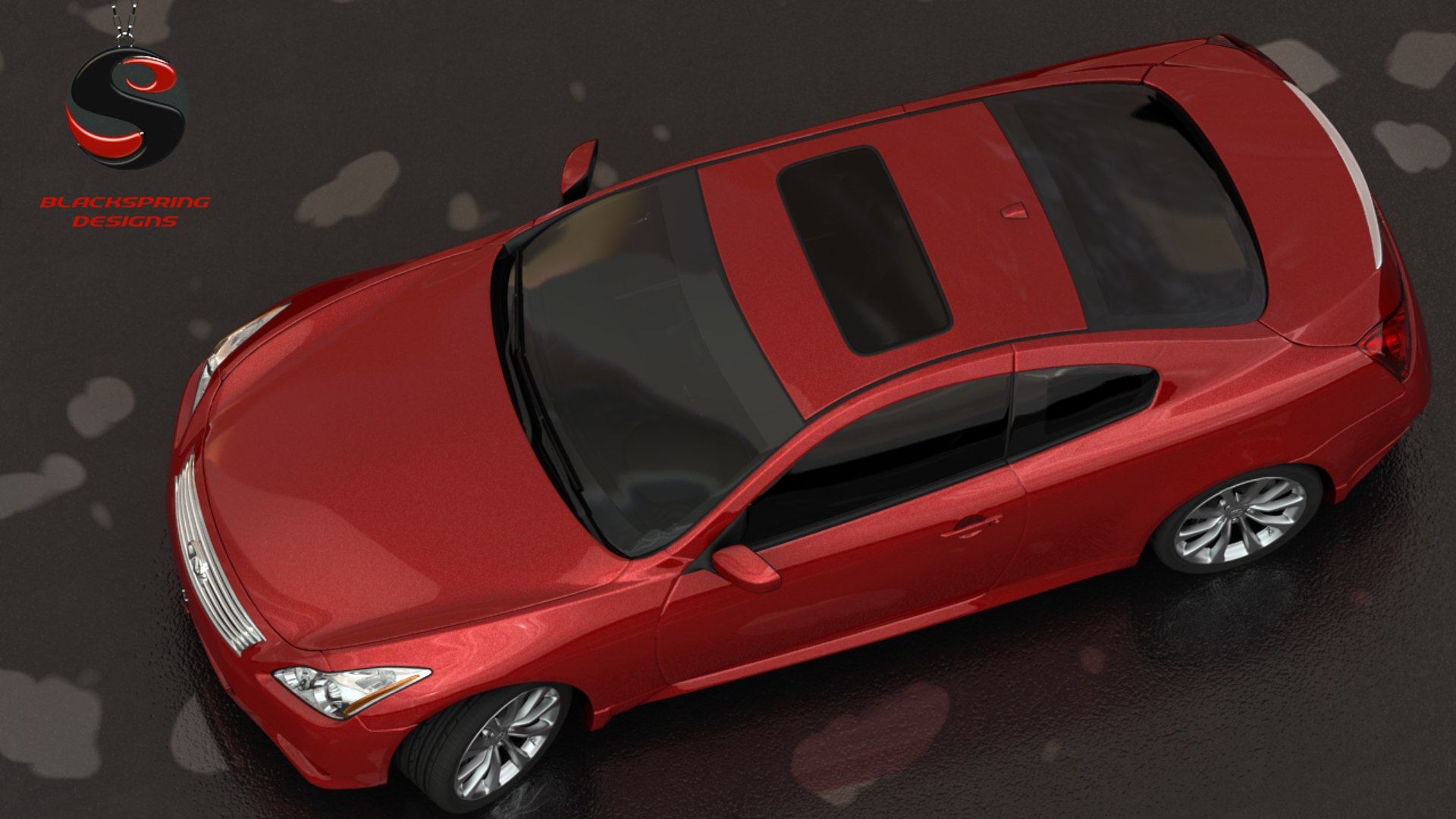 3d Model Infiniti G37 Coupe Sport