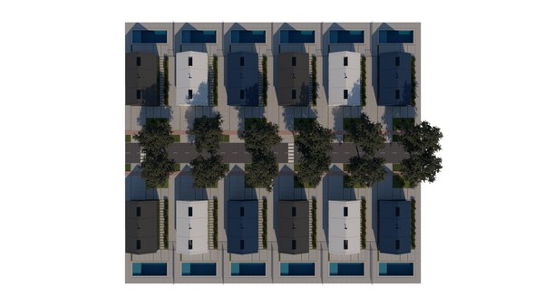 3D Neighbourhood model - TurboSquid 1752727