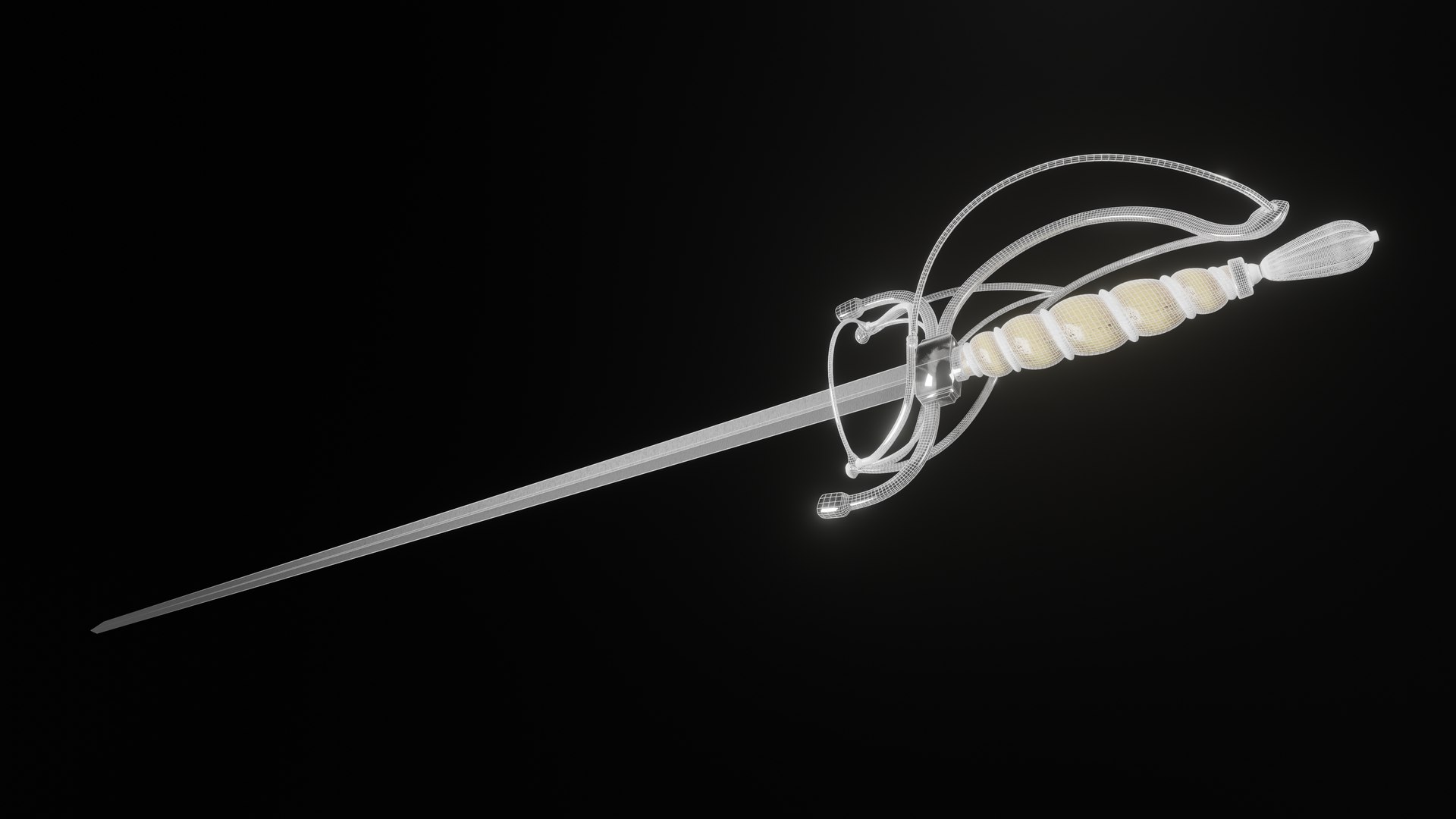 Free Weapon Rapier 3D Model - TurboSquid 1534310