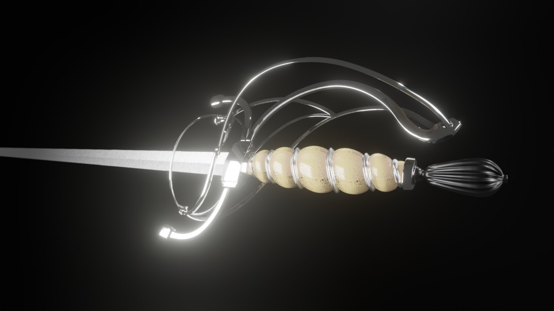 Free Weapon Rapier 3D Model - TurboSquid 1534310
