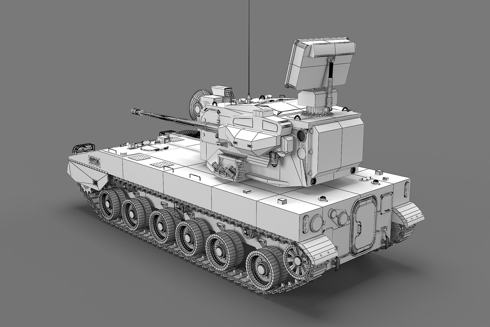 3D Pgz-07 Twin 35mm - TurboSquid 1234086