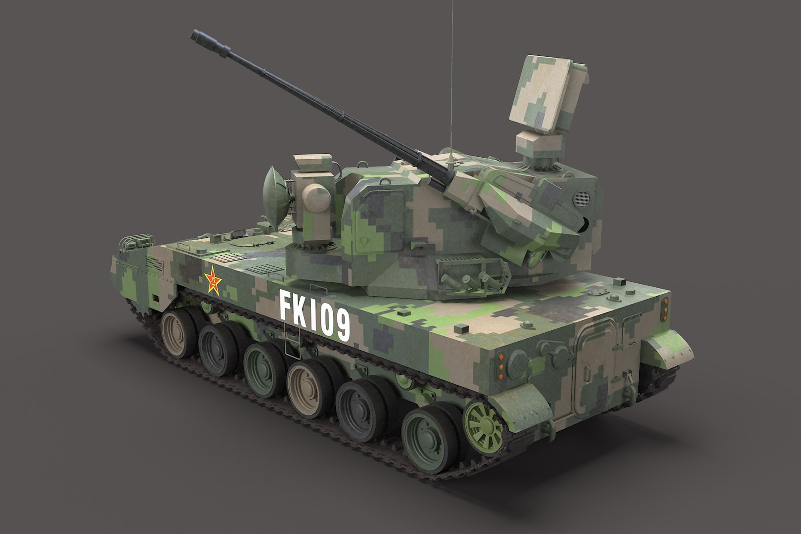 3D Pgz-07 Twin 35mm - TurboSquid 1234086