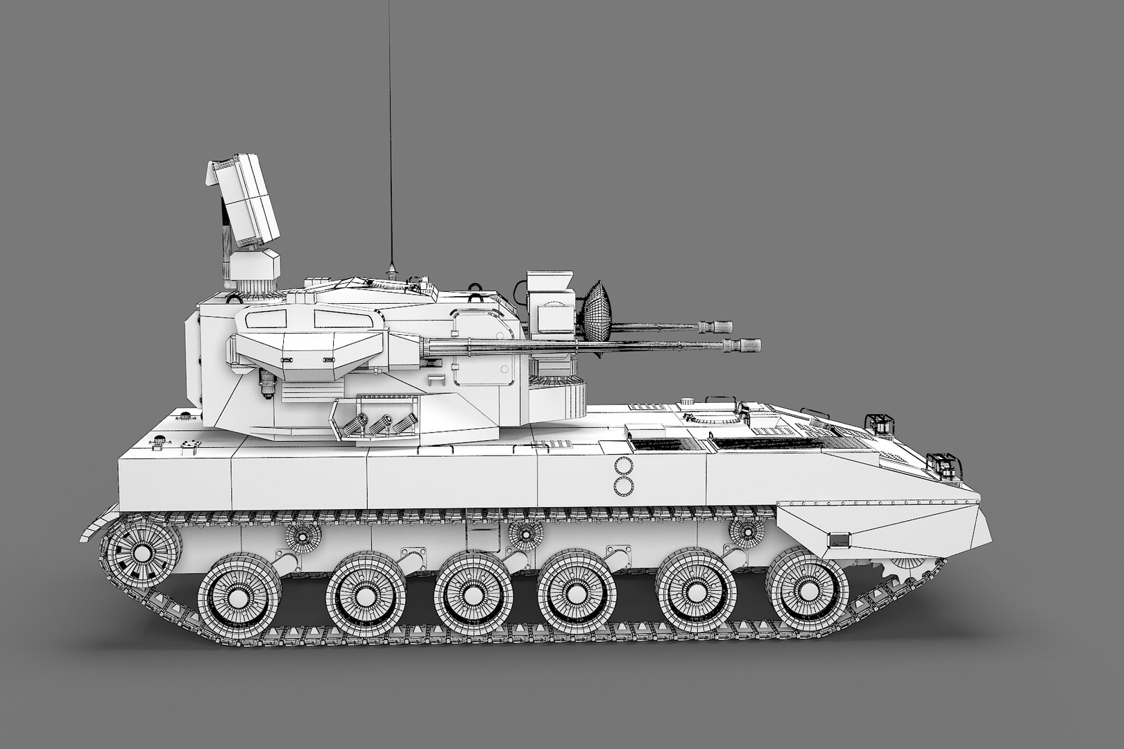 3D Pgz-07 Twin 35mm - TurboSquid 1234086