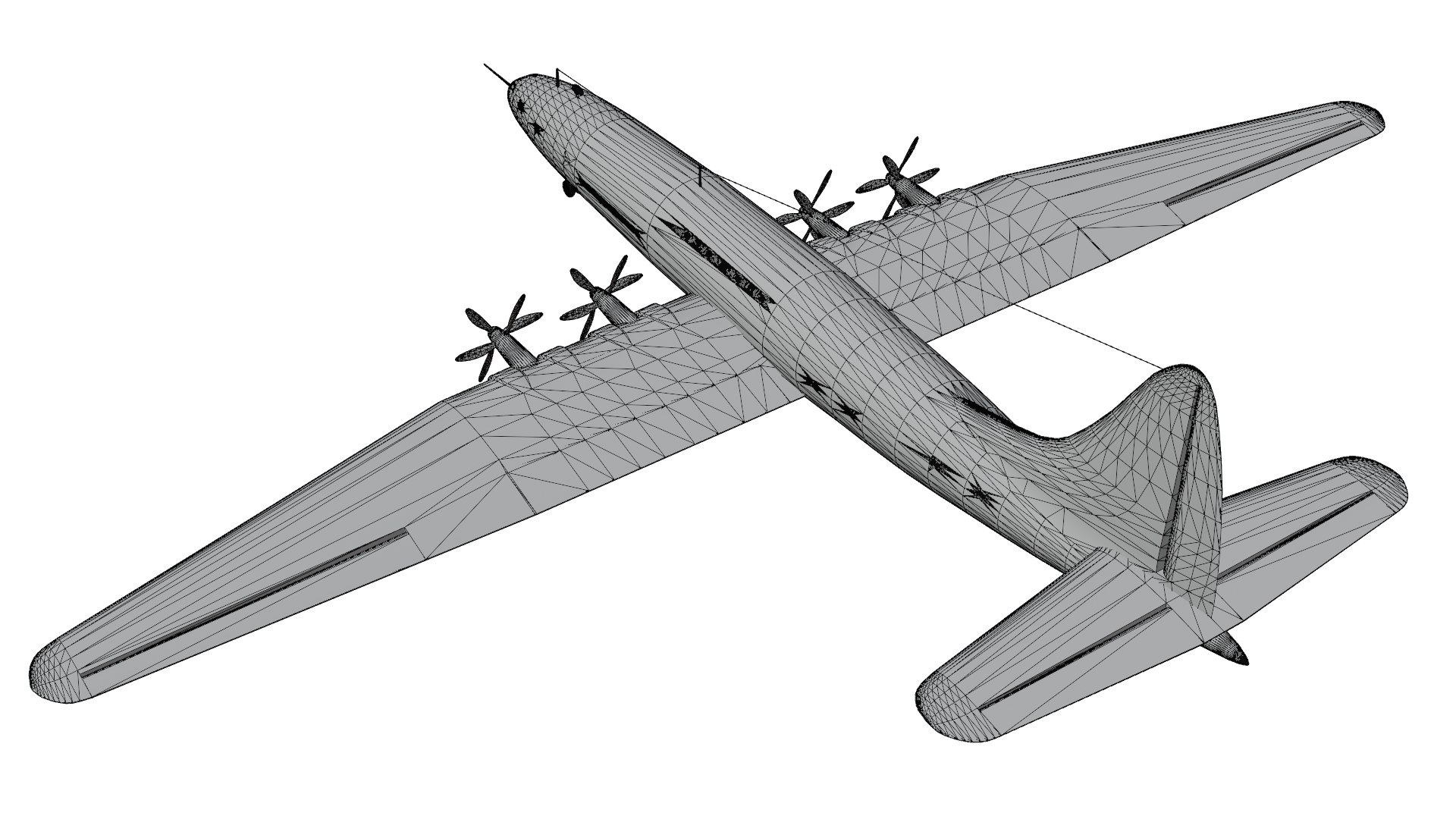Bristol Brabazon Airbus 3D - TurboSquid 2315365