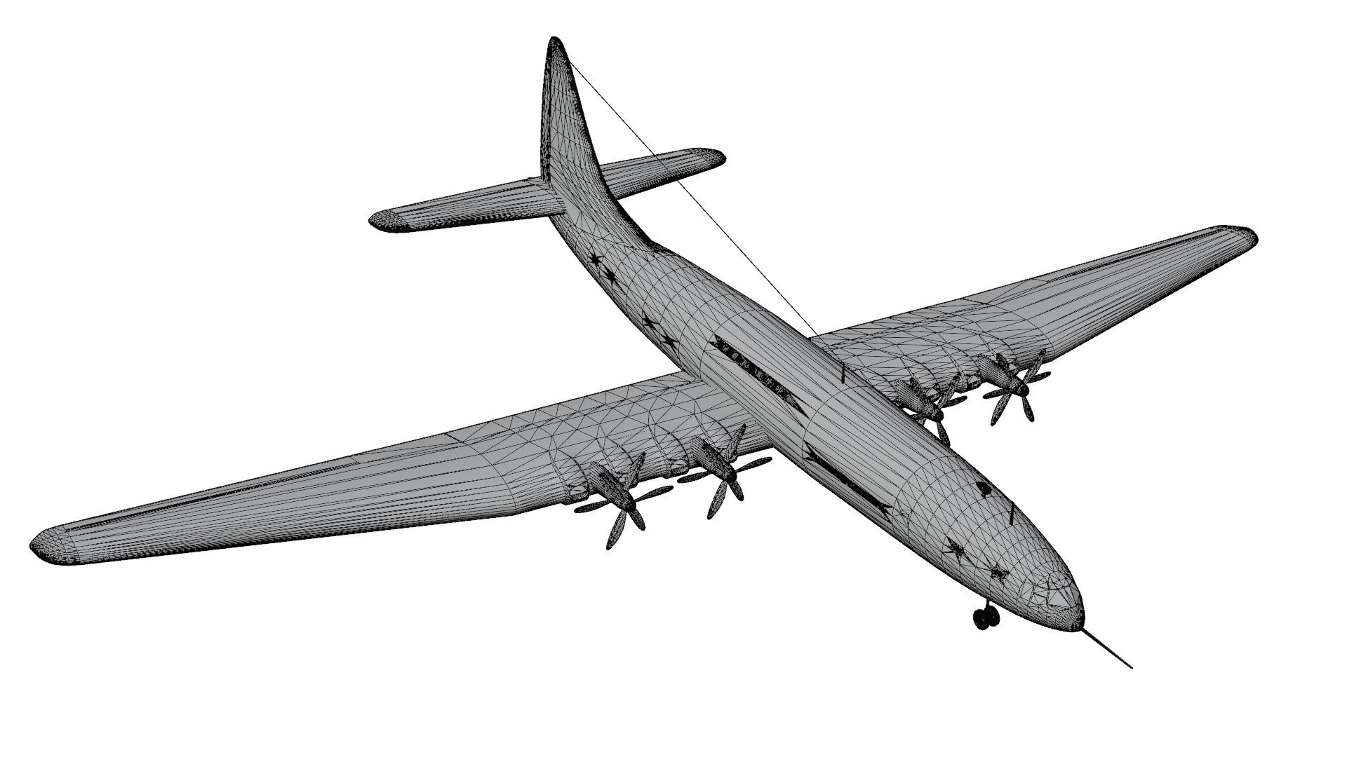 Bristol Brabazon Airbus 3D - TurboSquid 2315365
