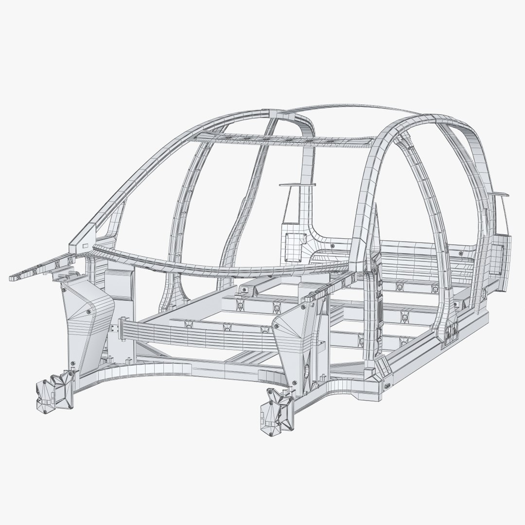Car Frame 3d Model
