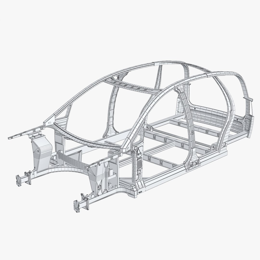 Car Frame 3d Model