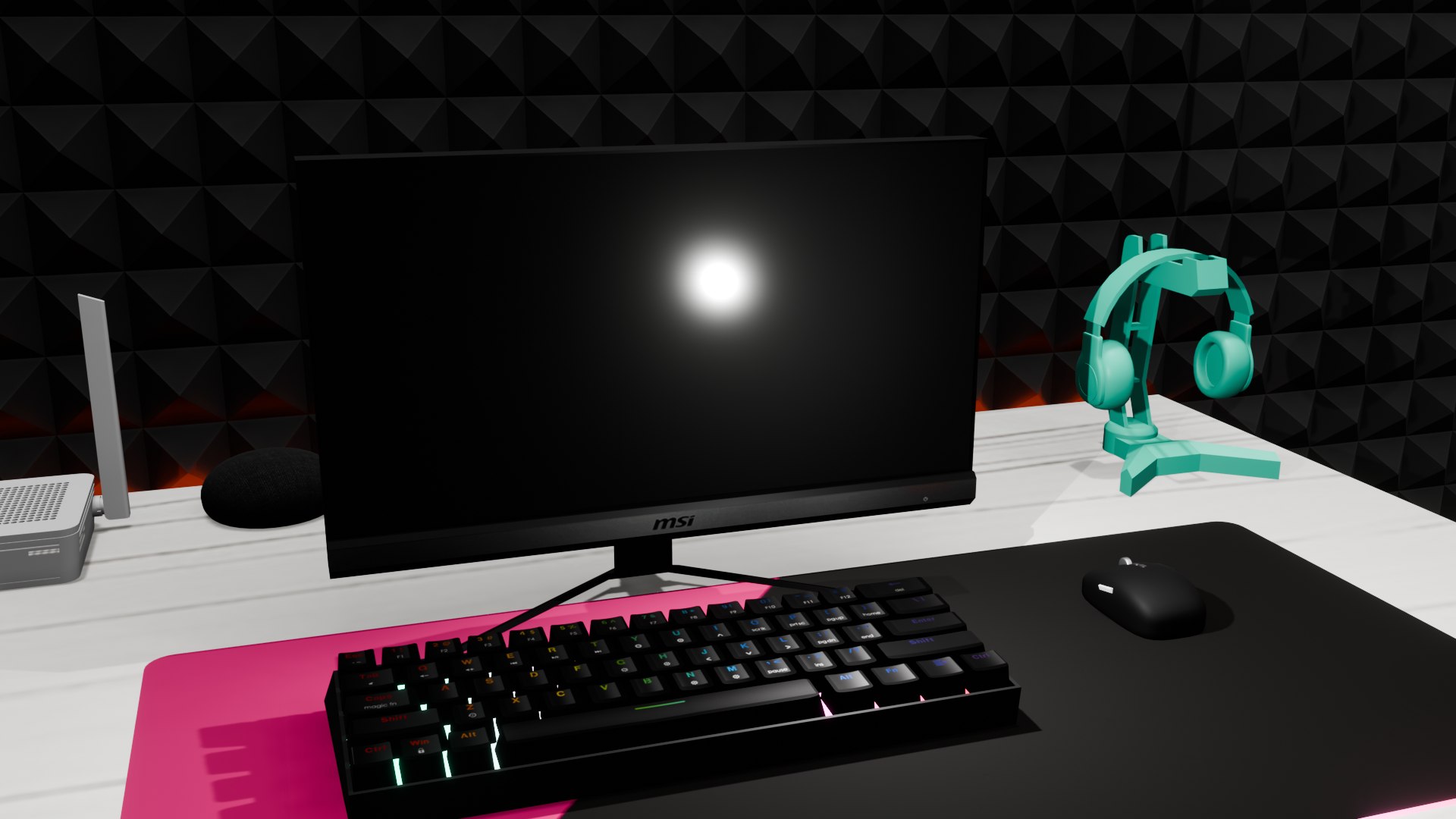3D Model Modern Gaming Workspace - TurboSquid 2202505