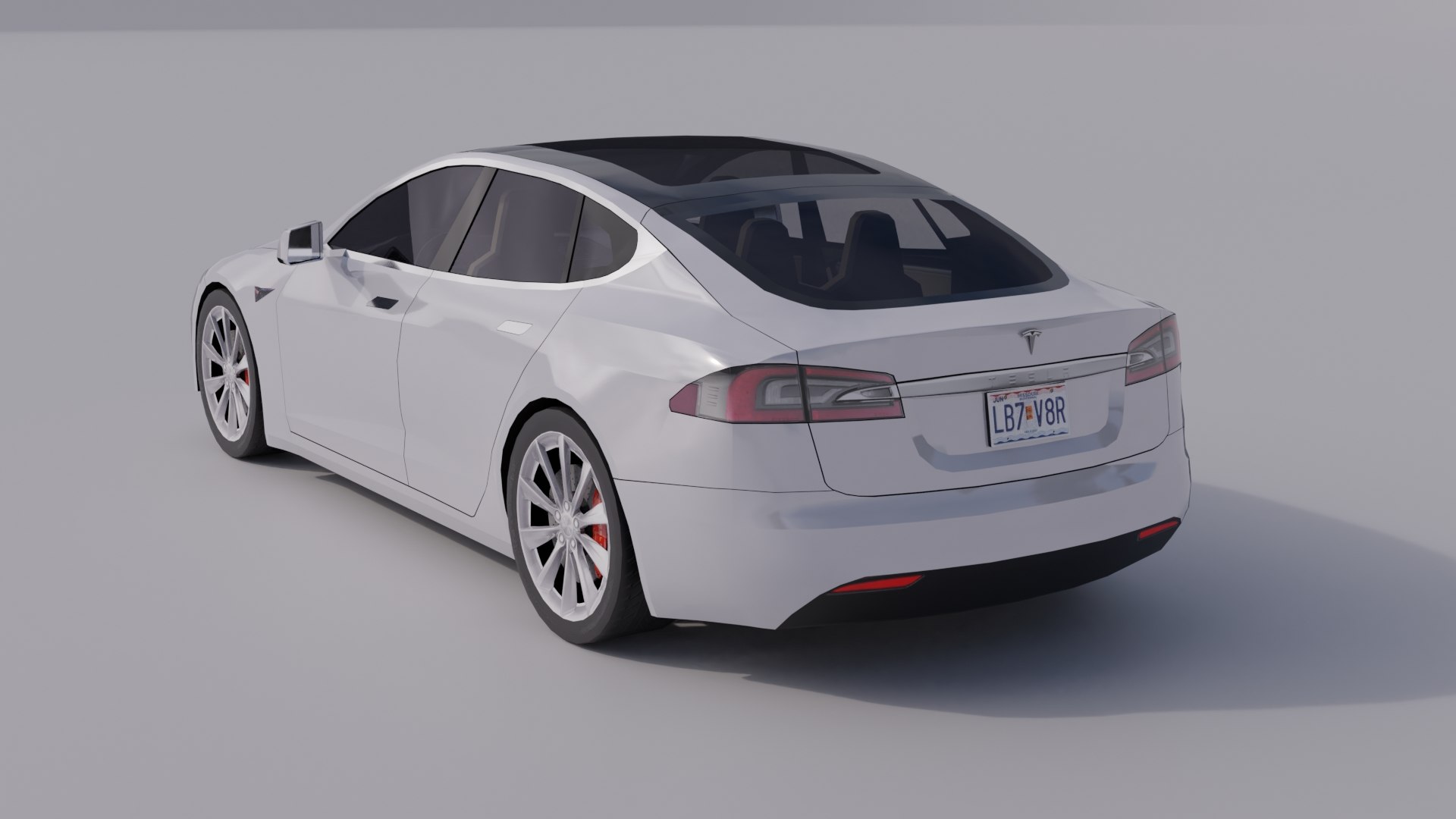 Tesla Model S 2018 3D Model - TurboSquid 1823481