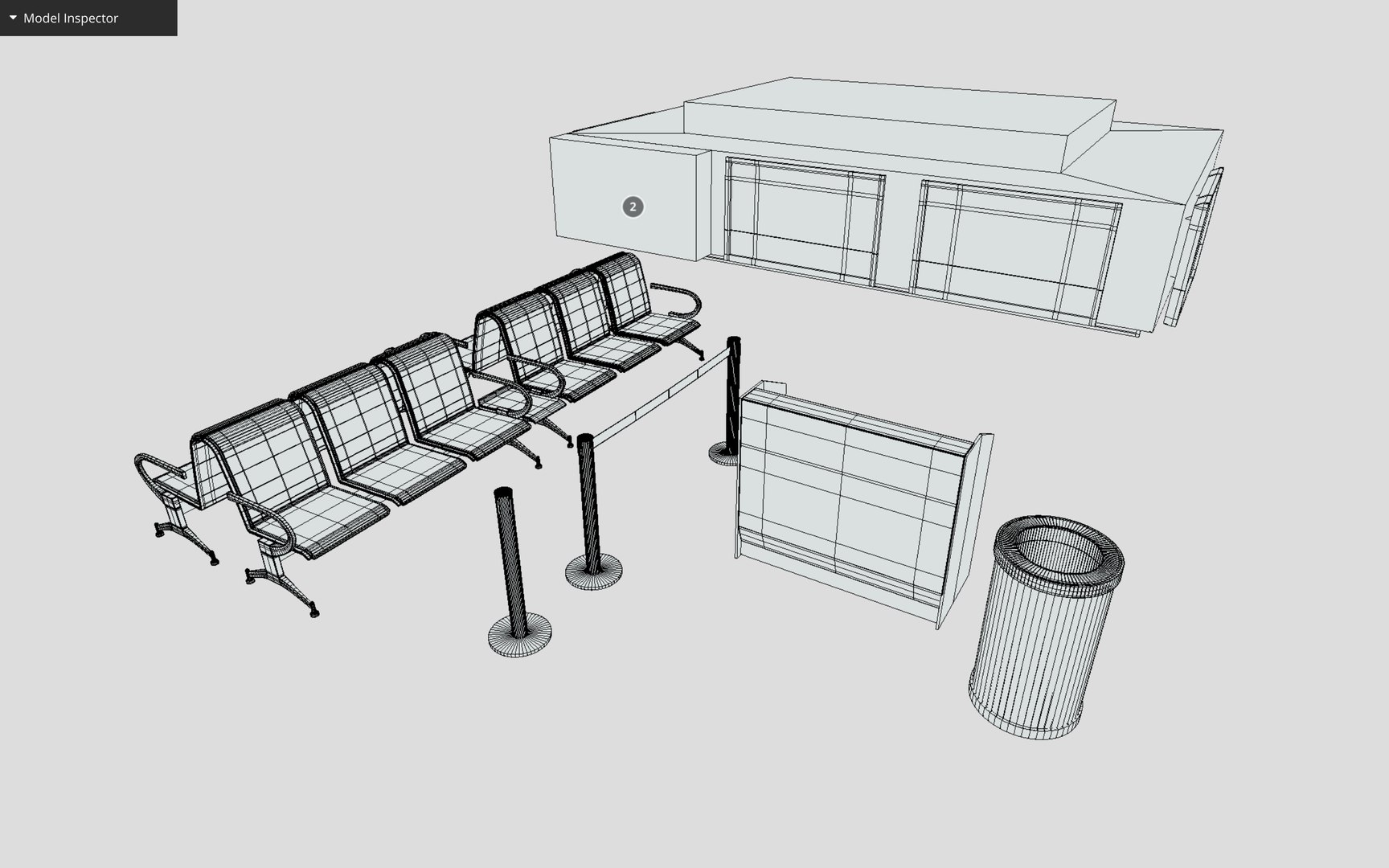 3D Airport Gate Assets Model - TurboSquid 1887474