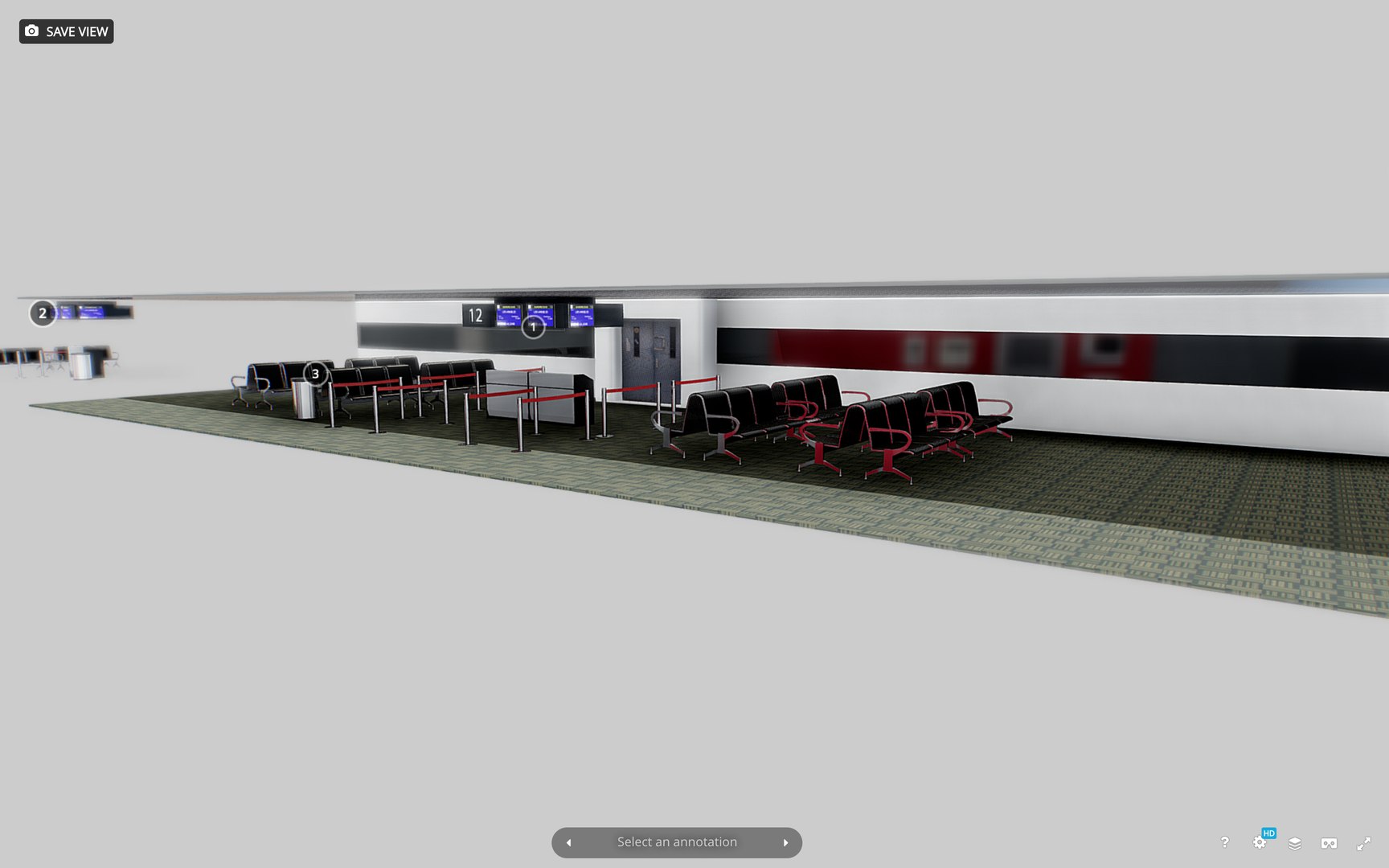 3D Airport Gate Assets Model - TurboSquid 1887474