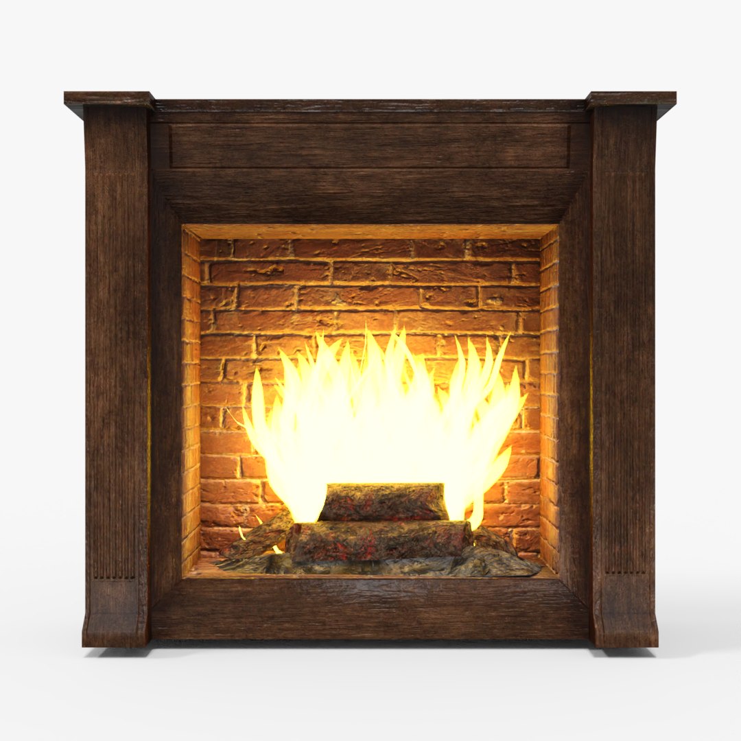 3D Fireplace Model - TurboSquid 2315612
