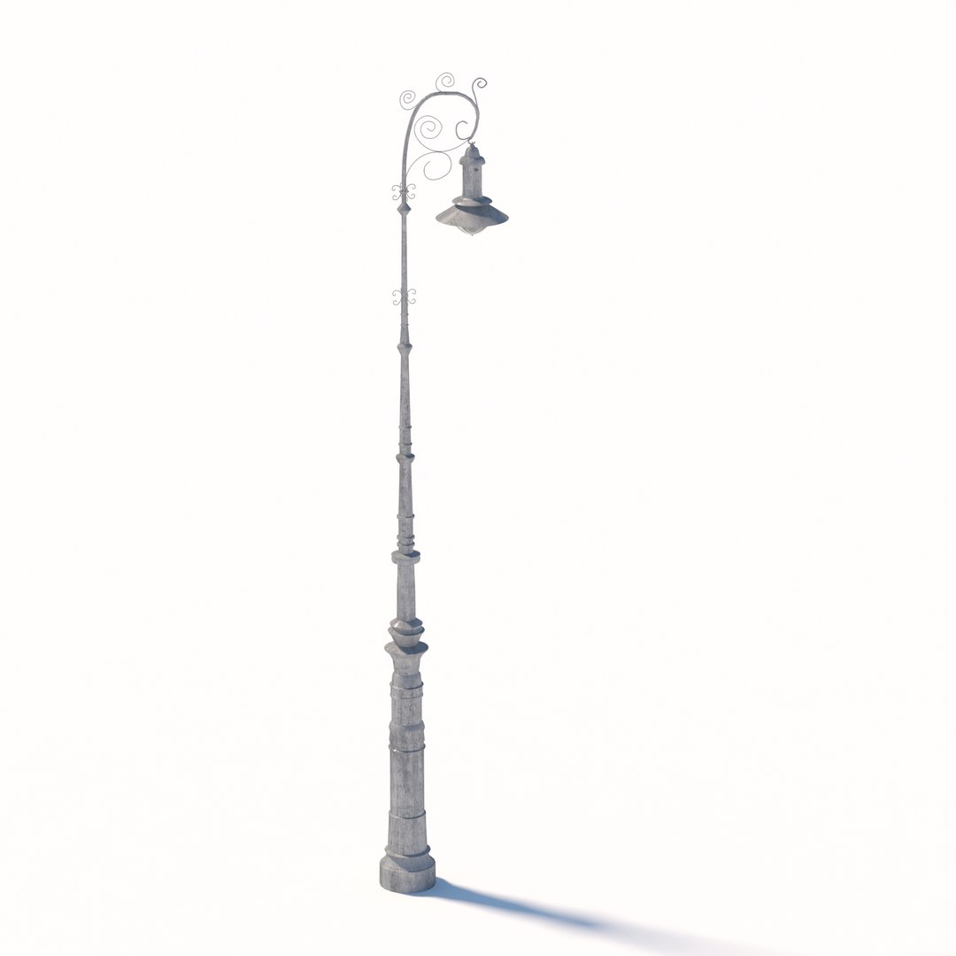 3D Model Old Street Lamp 3D Model - TurboSquid 1716627
