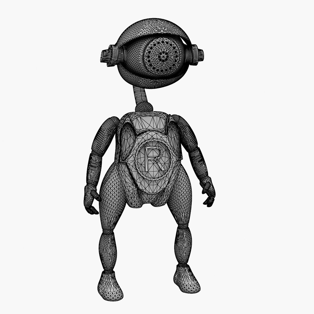 3D Robot Pbr Pose - TurboSquid 1633098