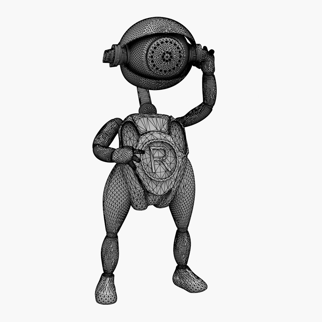 3D Robot Pbr Pose - TurboSquid 1633098