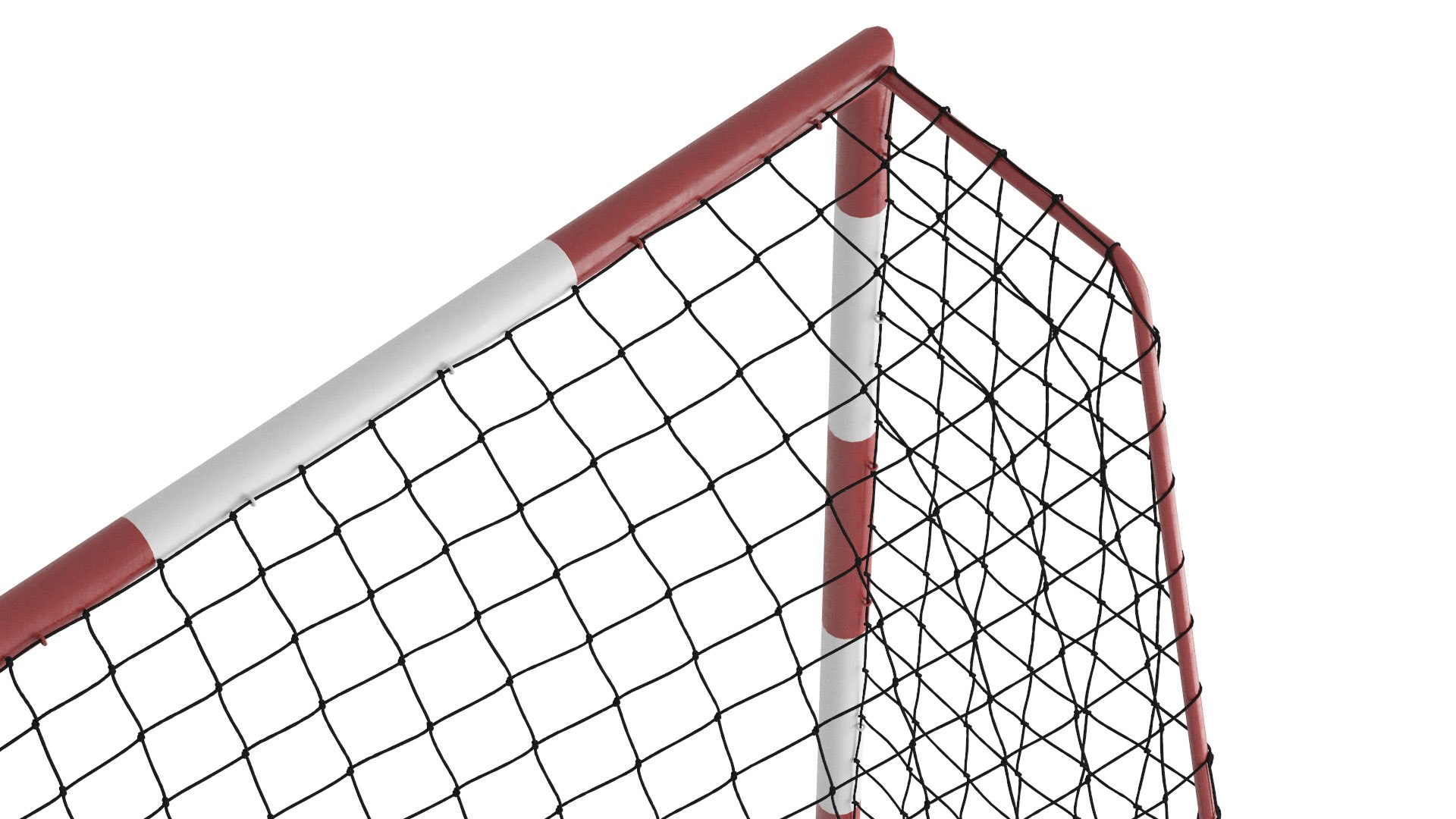 Soccer Goal For Mini-soccer With Black Square Net 3D Model - TurboSquid ...