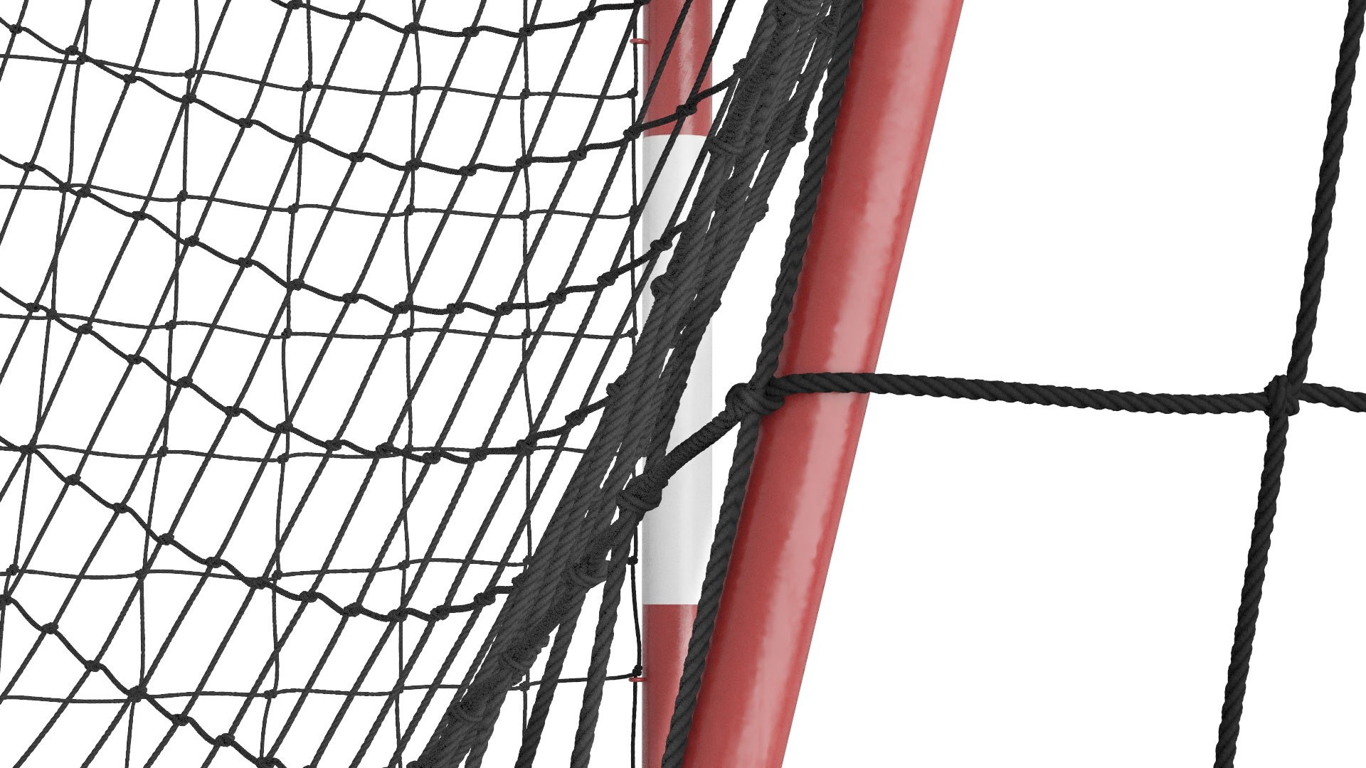 Soccer Goal For Mini-soccer With Black Square Net 3D Model - TurboSquid ...