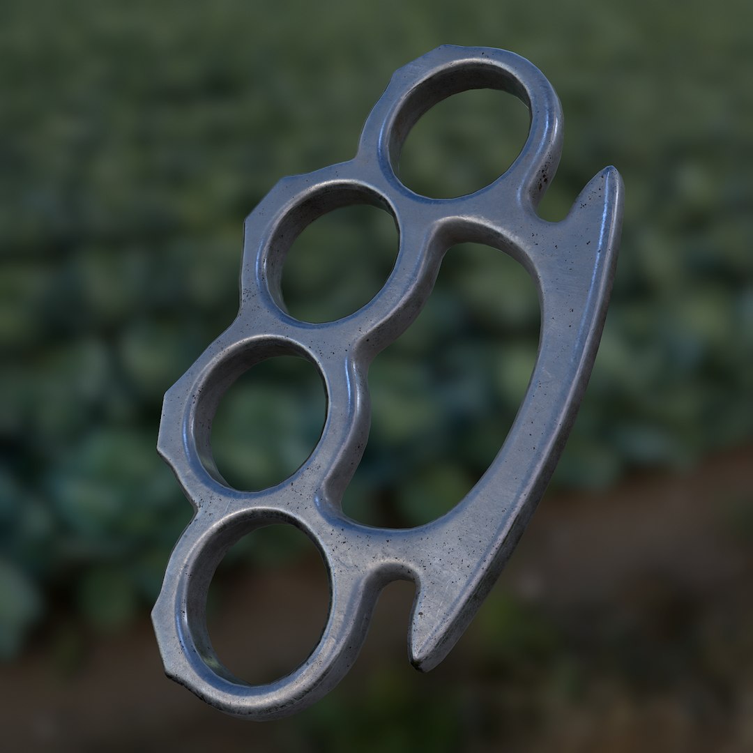 Ready Brass Knuckles Pbr 3d Model