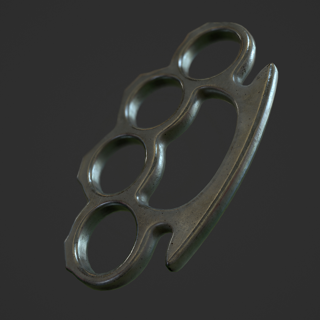 Ready Brass Knuckles Pbr 3d Model