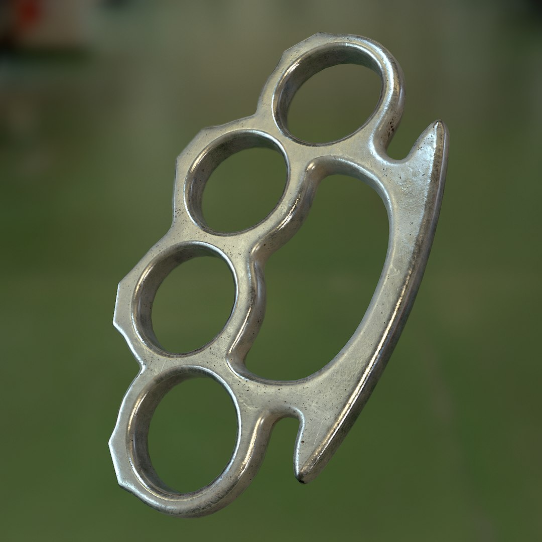 Ready Brass Knuckles Pbr 3d Model