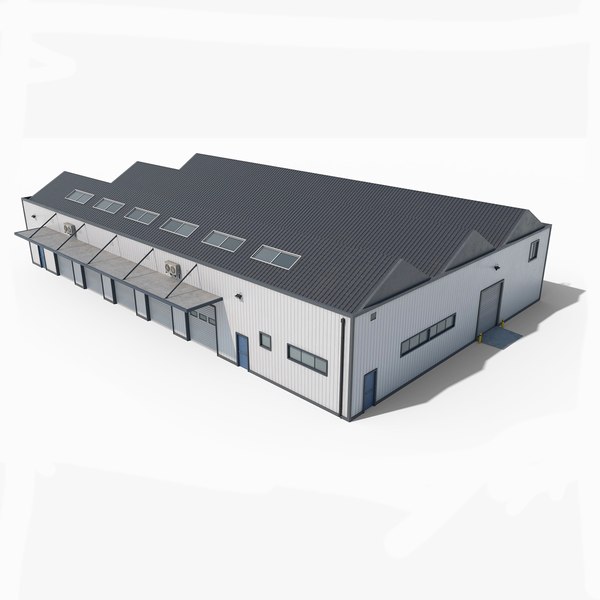 Industrial Building 233D模型 - TurboSquid 1990268