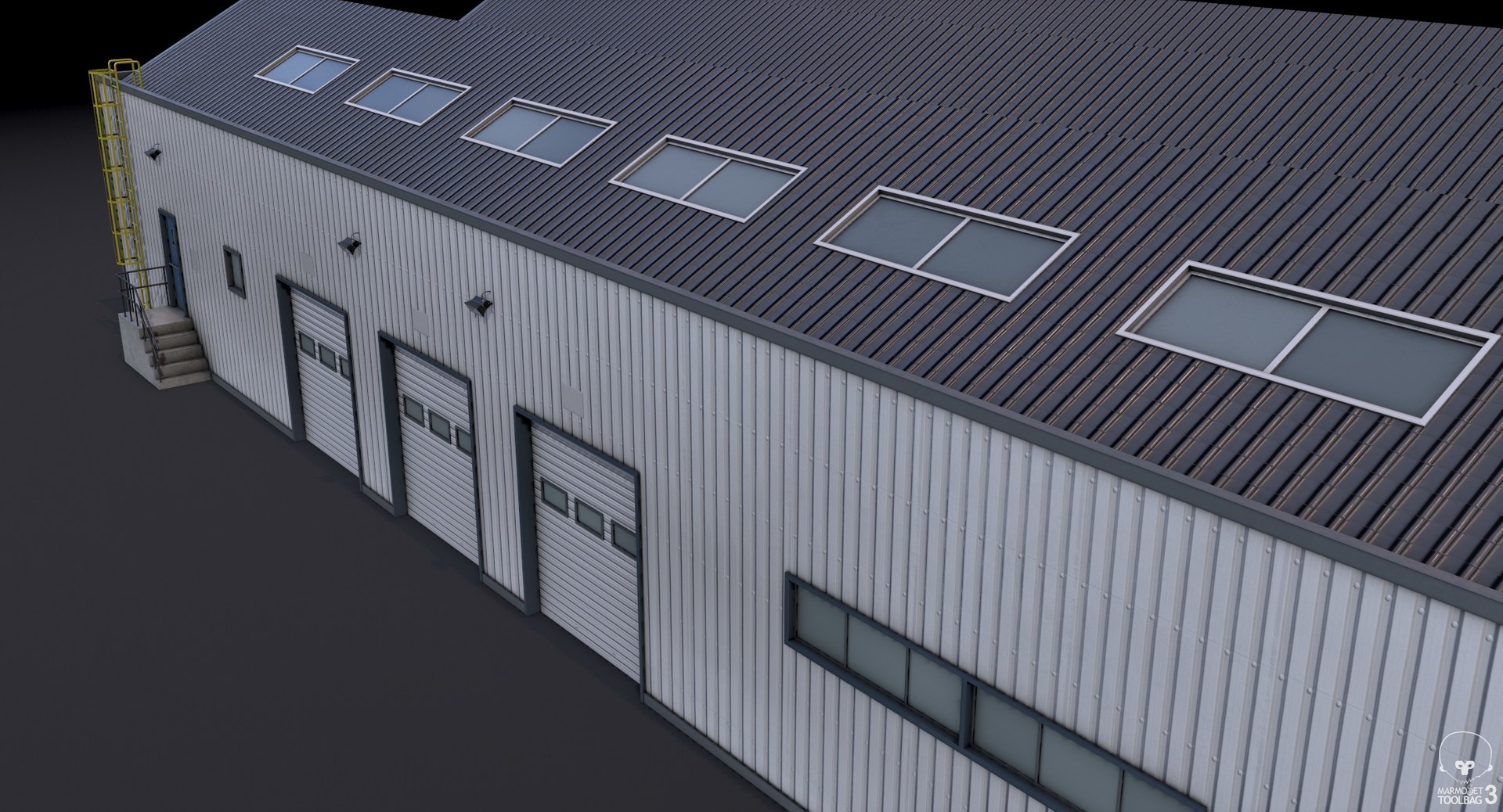 3D Industrial Building 23 - TurboSquid 1990268