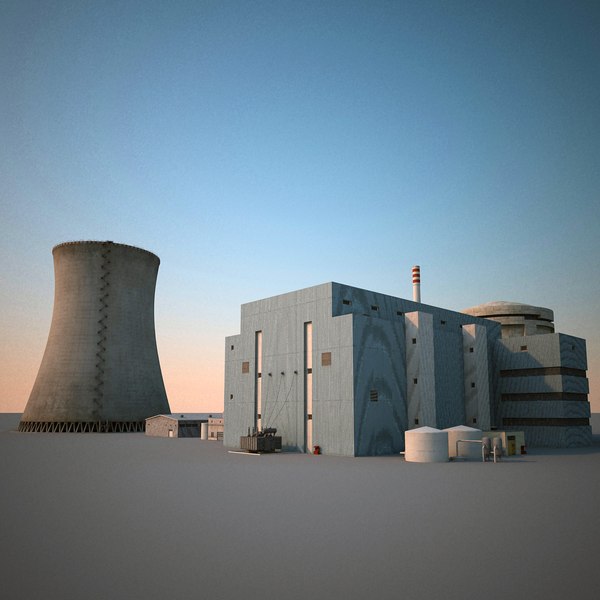 modelo 3d Planta de energía nuclear V3 - TurboSquid 609170