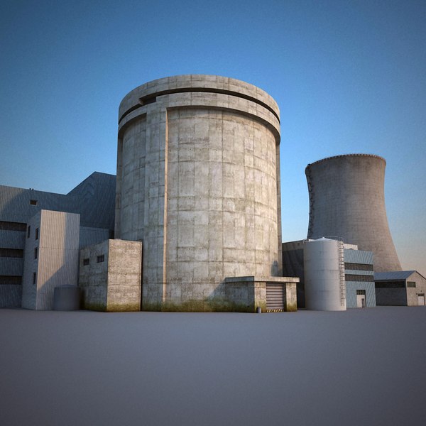 modelo 3d Planta de energía nuclear V3 - TurboSquid 609170