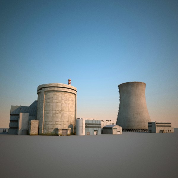 modelo 3d Planta de energía nuclear V3 - TurboSquid 609170
