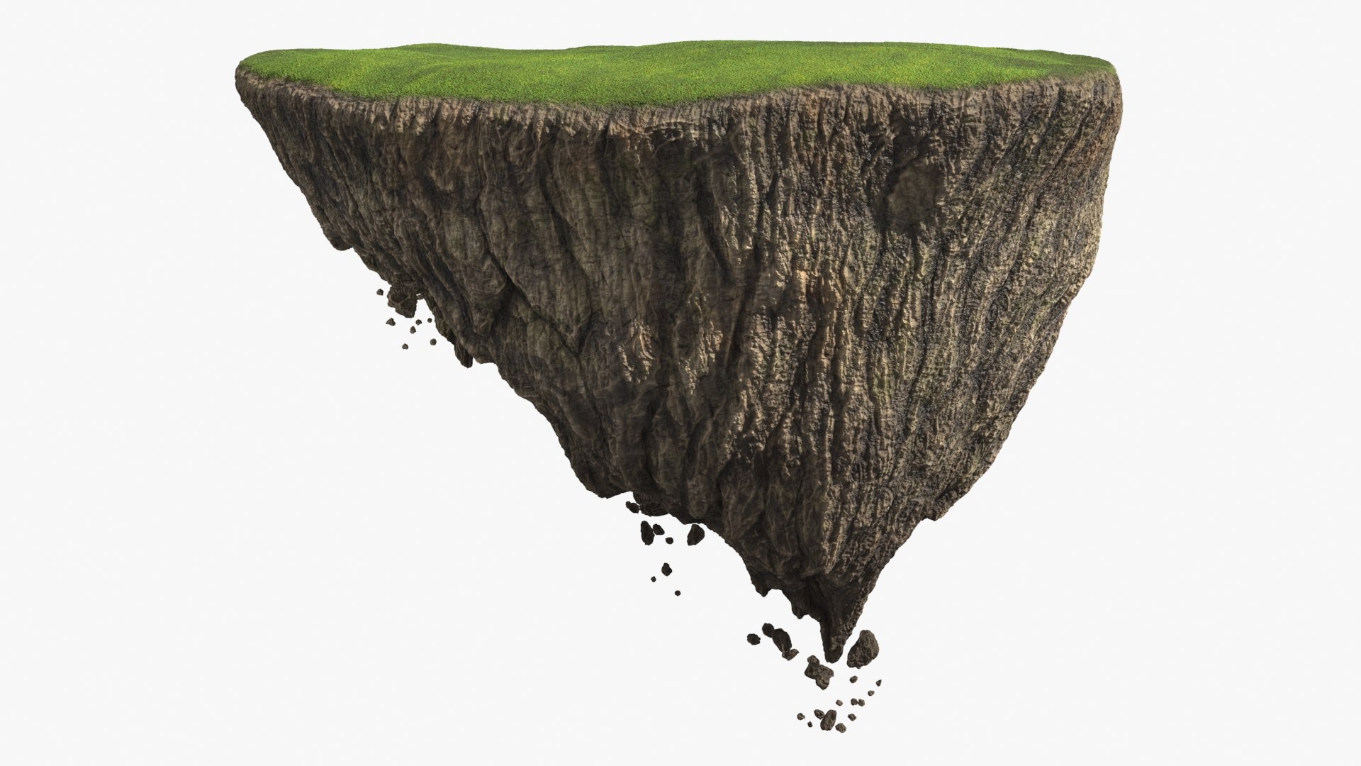 Soaring Rocky Plateau 3D Model - TurboSquid 2413691