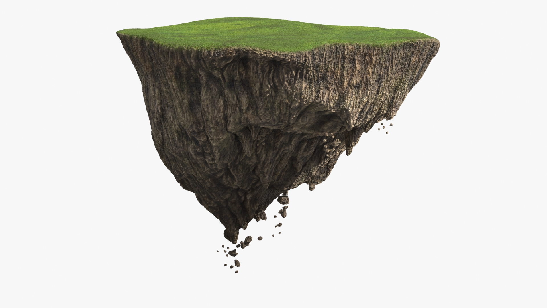 Soaring Rocky Plateau 3D Model - TurboSquid 2413691