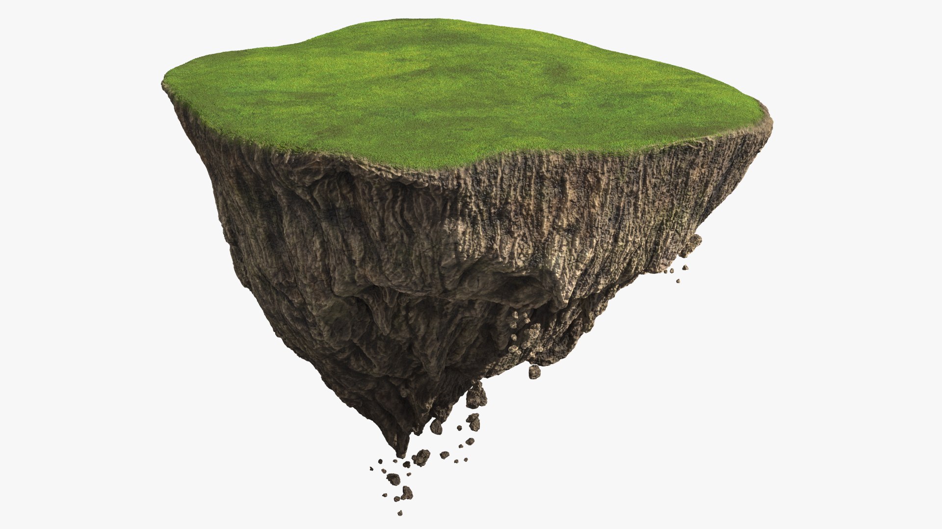 Soaring Rocky Plateau 3D Model - TurboSquid 2413691