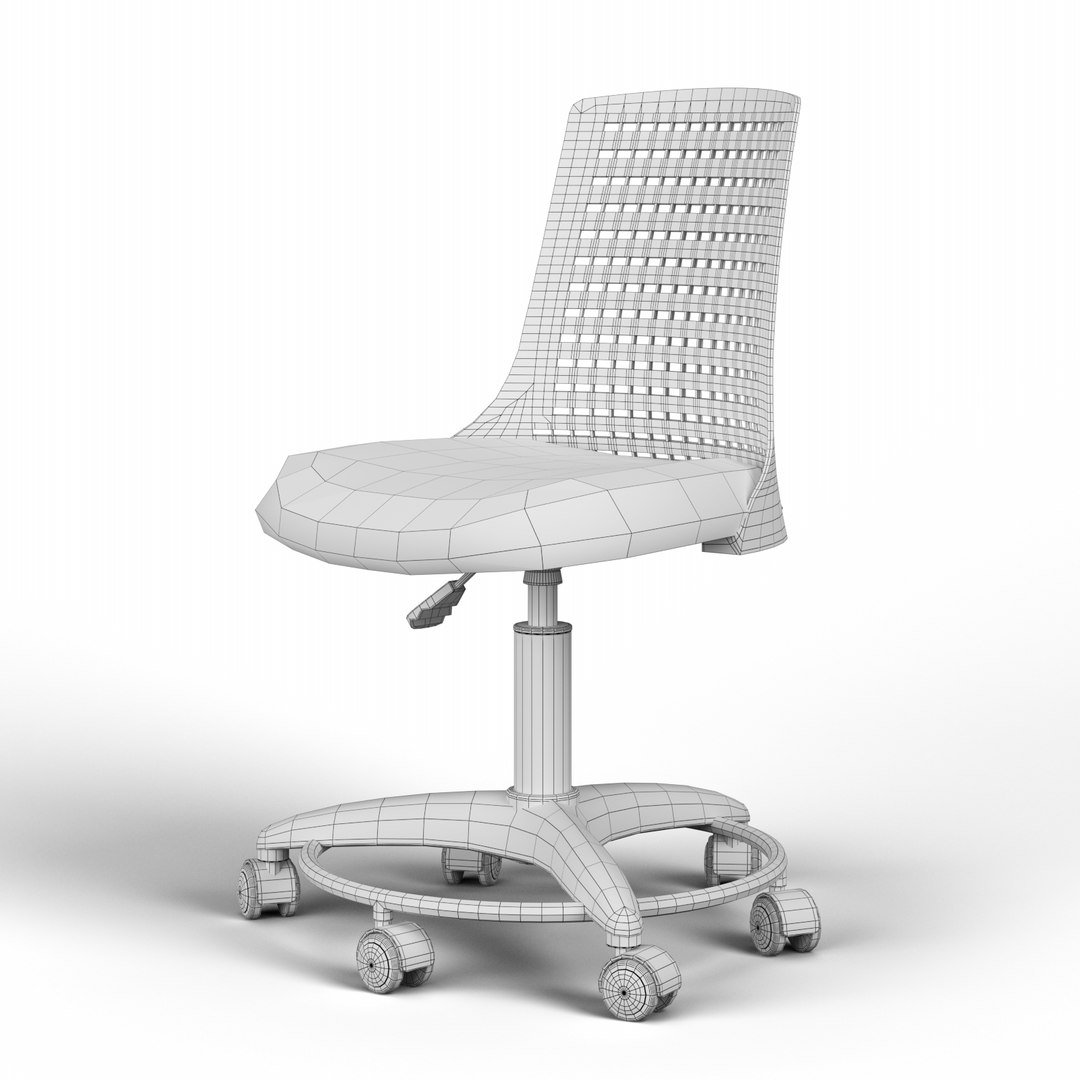 Tetchair kiddy computer chair 3D model - TurboSquid 1536021