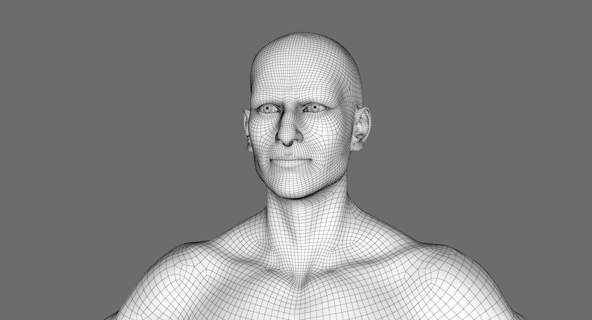 male mark 3d model