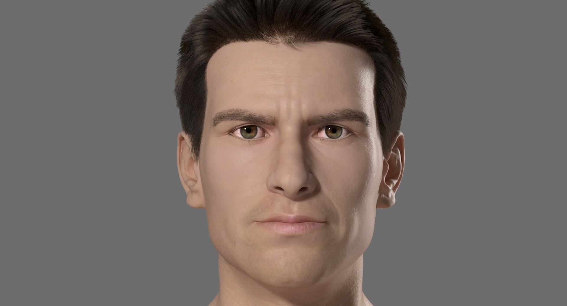 Male Mark 3d Model