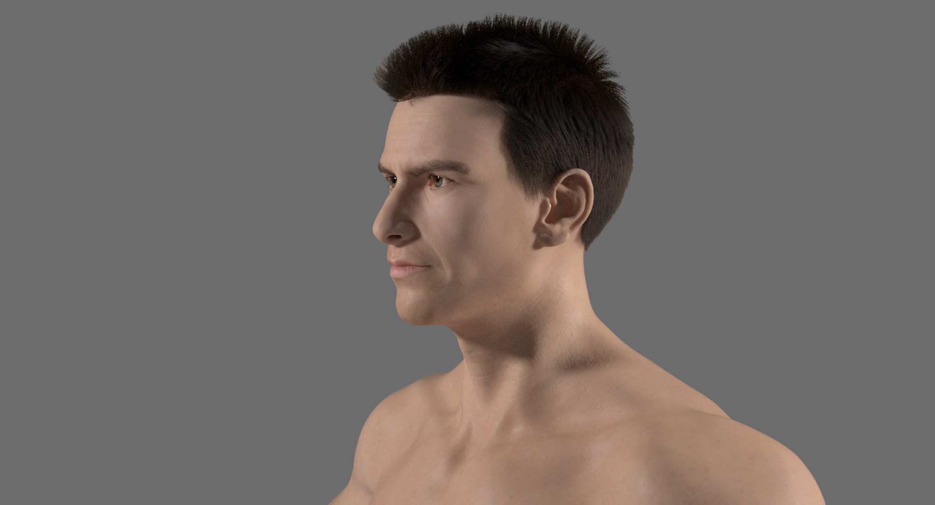 male mark 3d model
