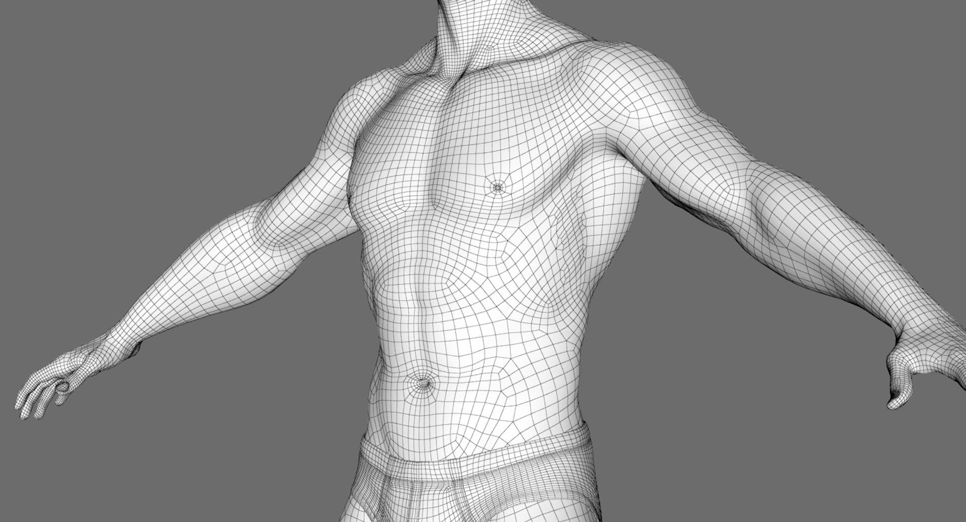 male mark 3d model