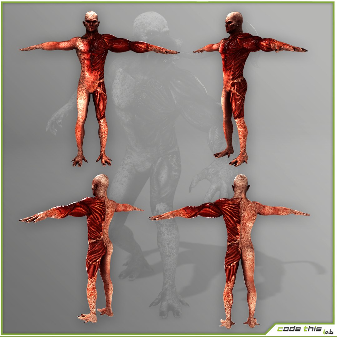 Max Skinless Crawler Genetic Monster