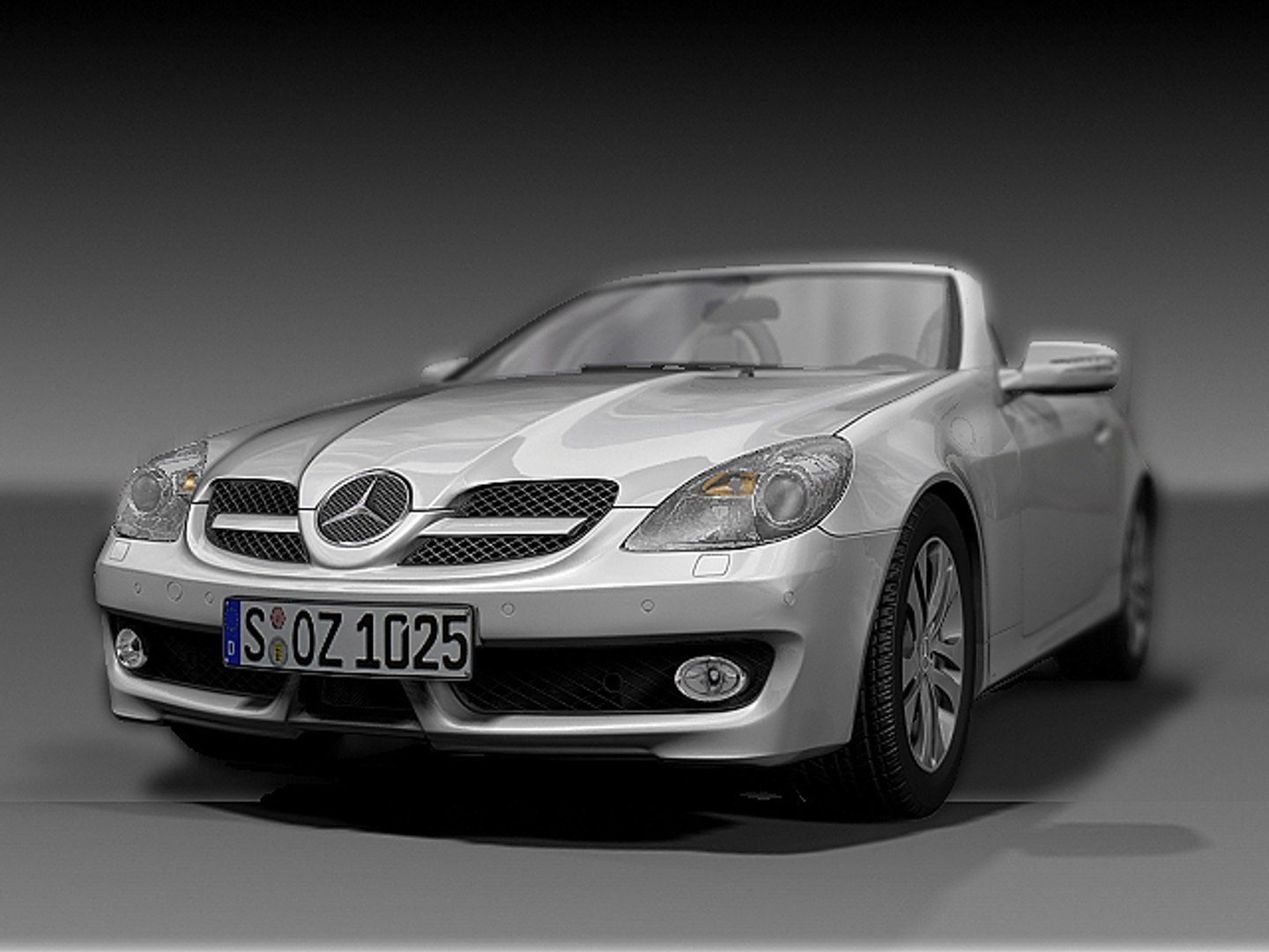 3d Model 2008 Mercedes Benz